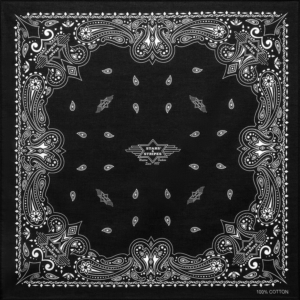 Bandana, Paisley Black